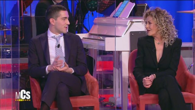 Eva Grimaldi come Amanda Lear - Maurizio Costanzo Show Clip | Witty TV